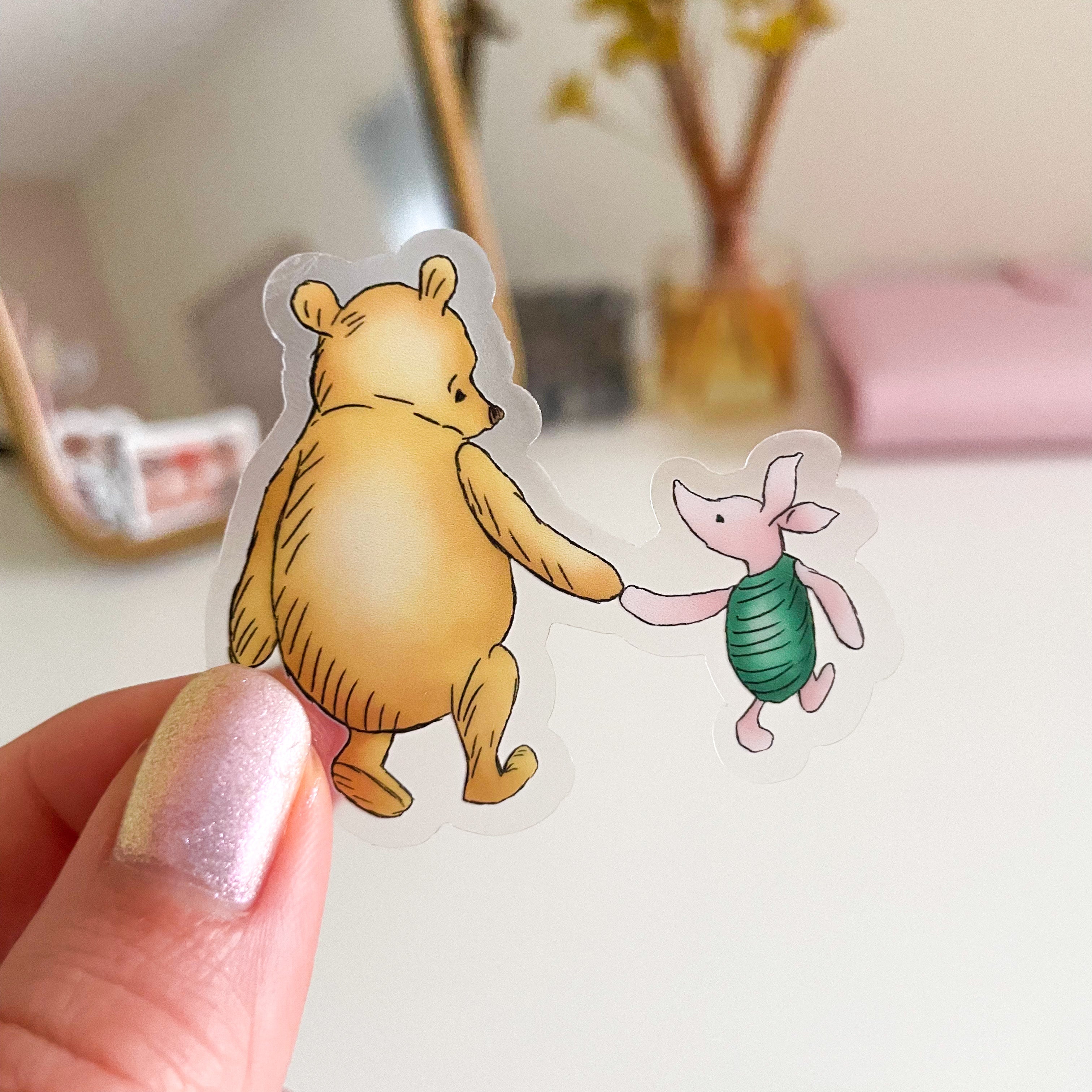 Winnie The Pooh And Piglet Holding Hands