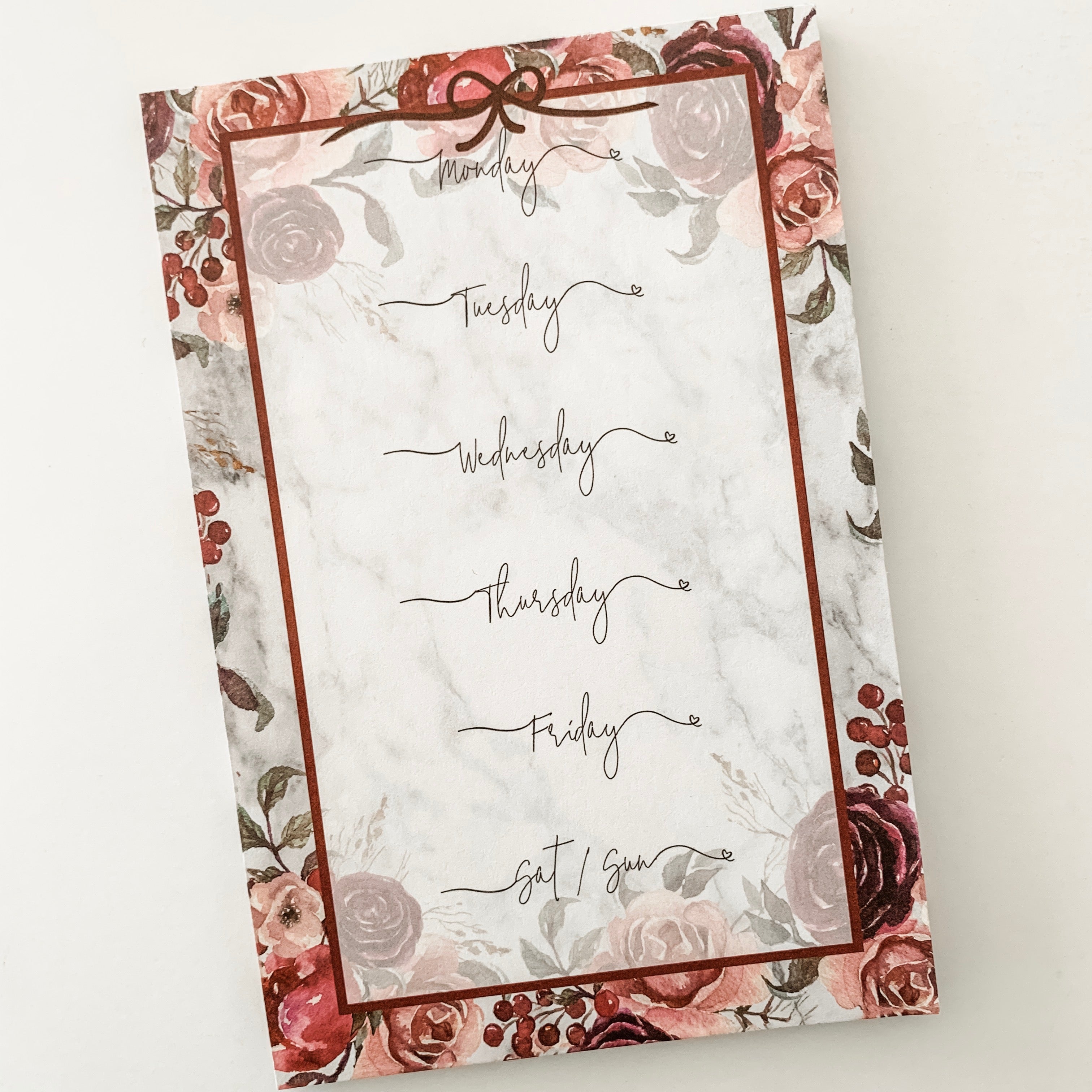 Fall Box Compact Notepad | Jessica Hearts